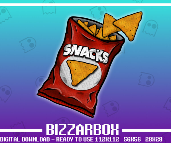 ArtStation - Twitch Emote: Snacks | Artworks