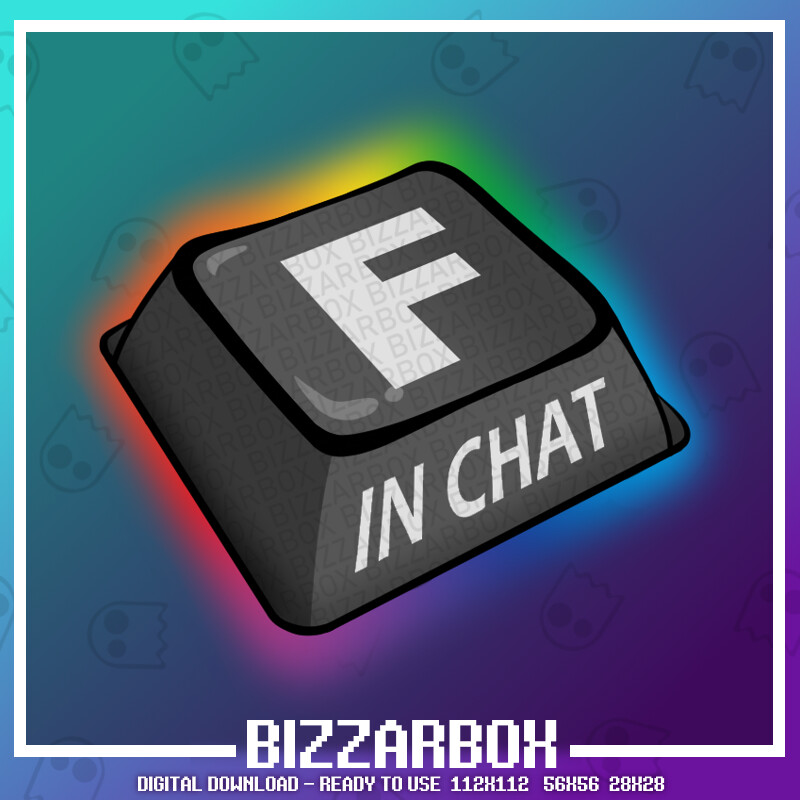 ArtStation - Twitch Emote: F Key | Artworks