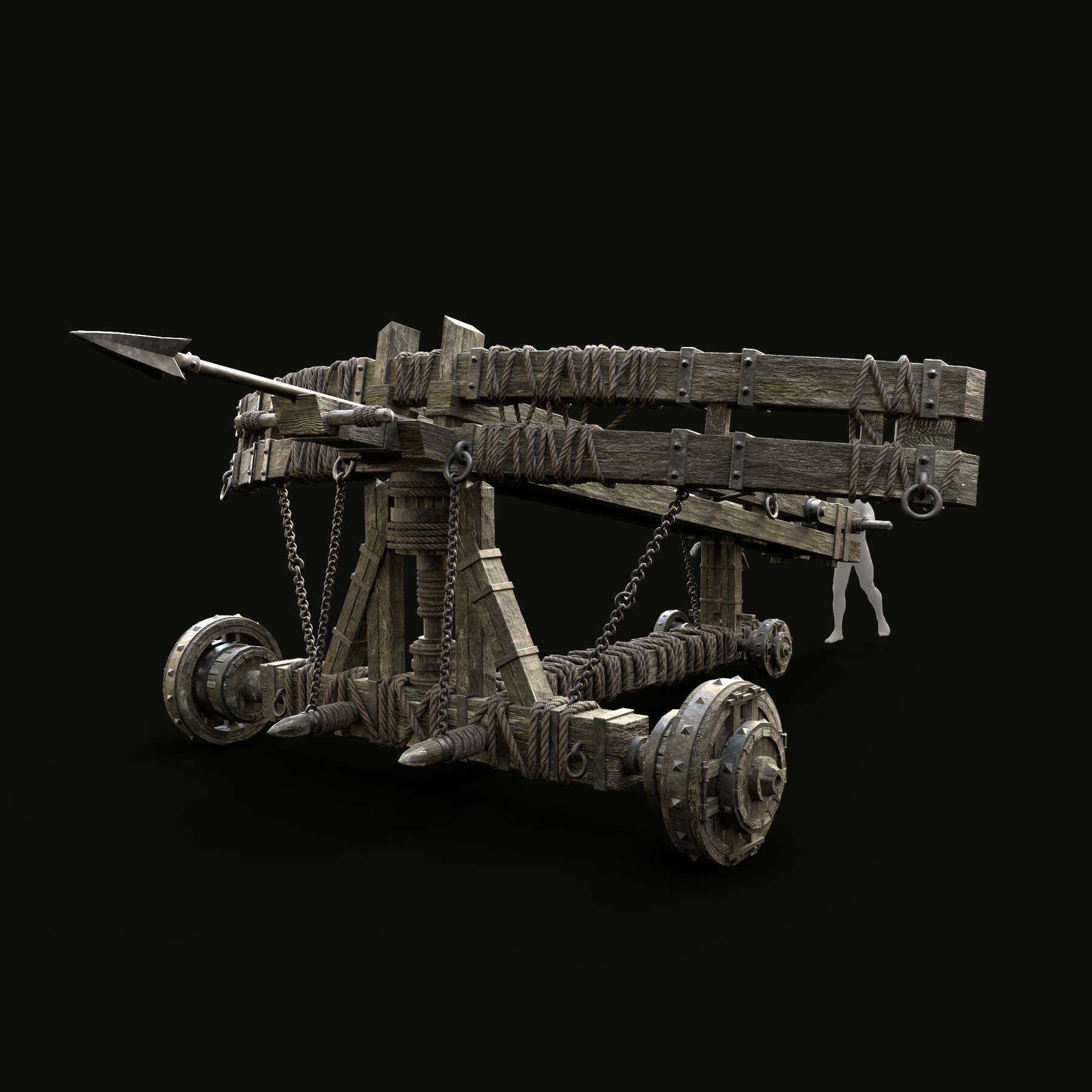 ArtStation - SIEGE ENGINE COLLECTION TREBUCHET BALISTA CATAPULT ...