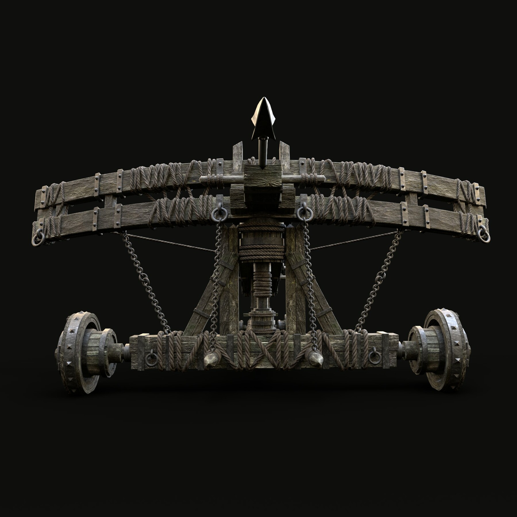 ArtStation - SIEGE ENGINE COLLECTION TREBUCHET BALISTA CATAPULT ...