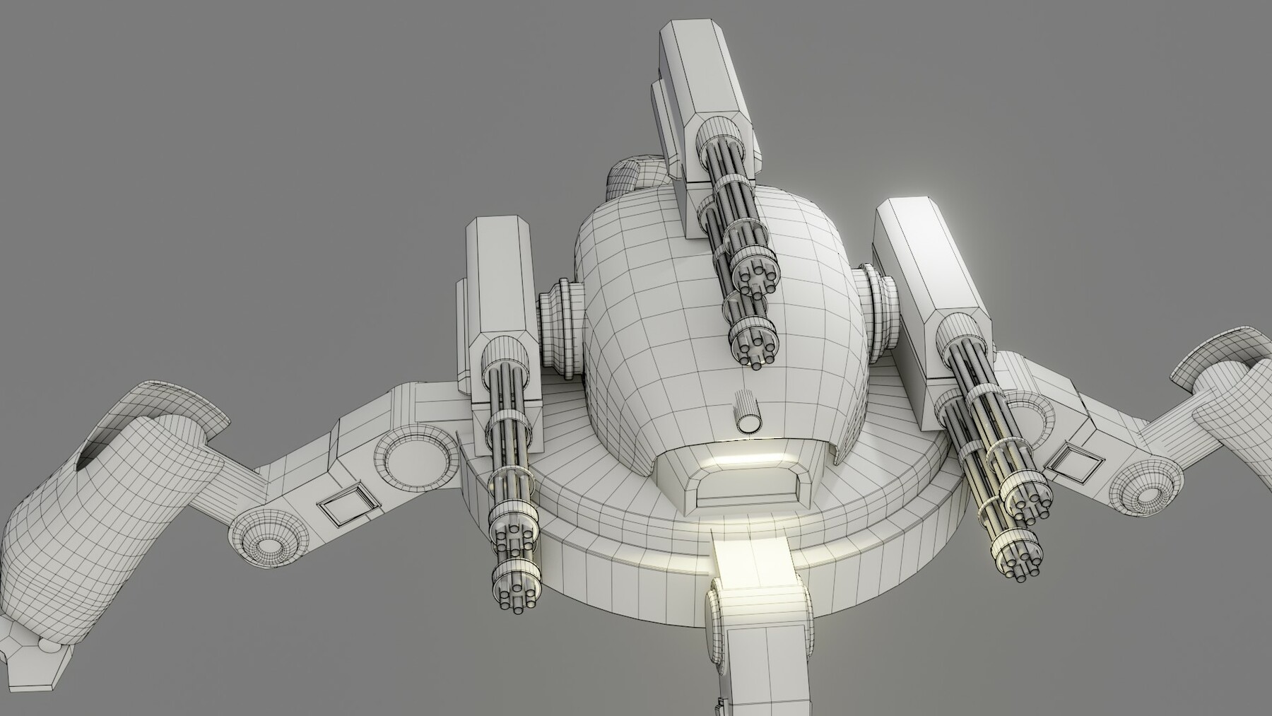 ArtStation - Sci Fi Quad Bot - Low Poly - Game Ready - PBR | Game Assets