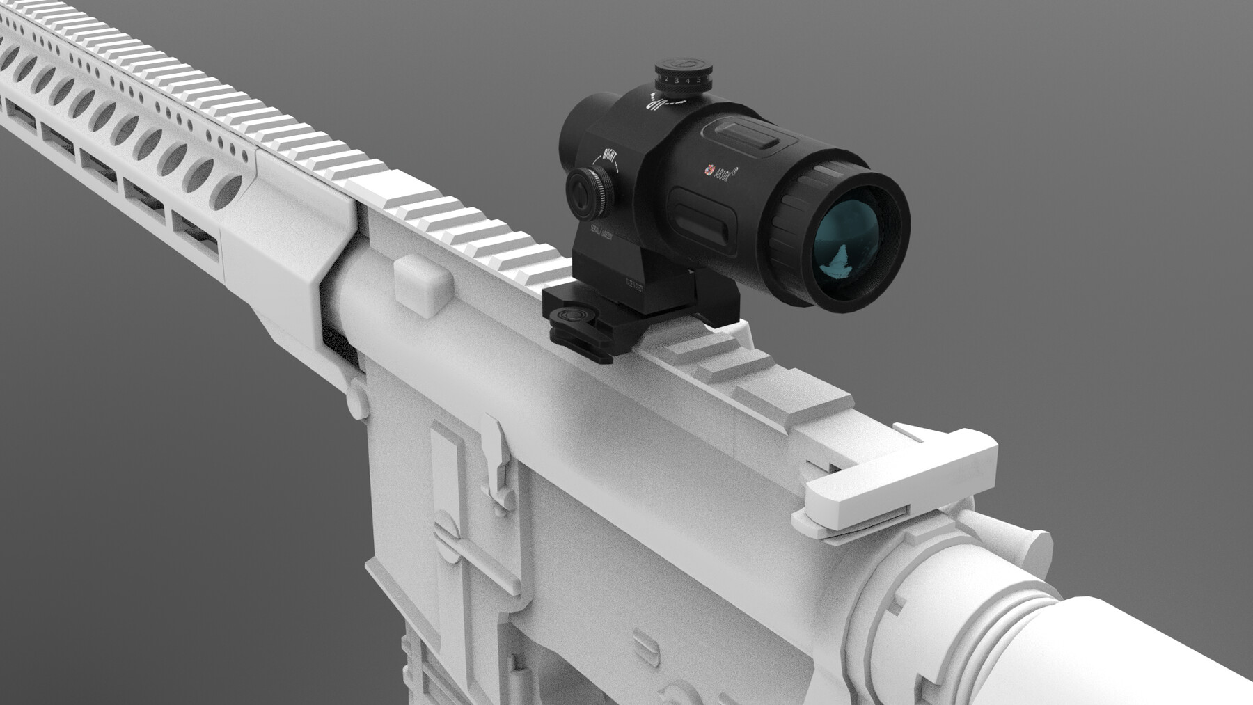 ArtStation - G33 Magnifier Scope | Game Assets