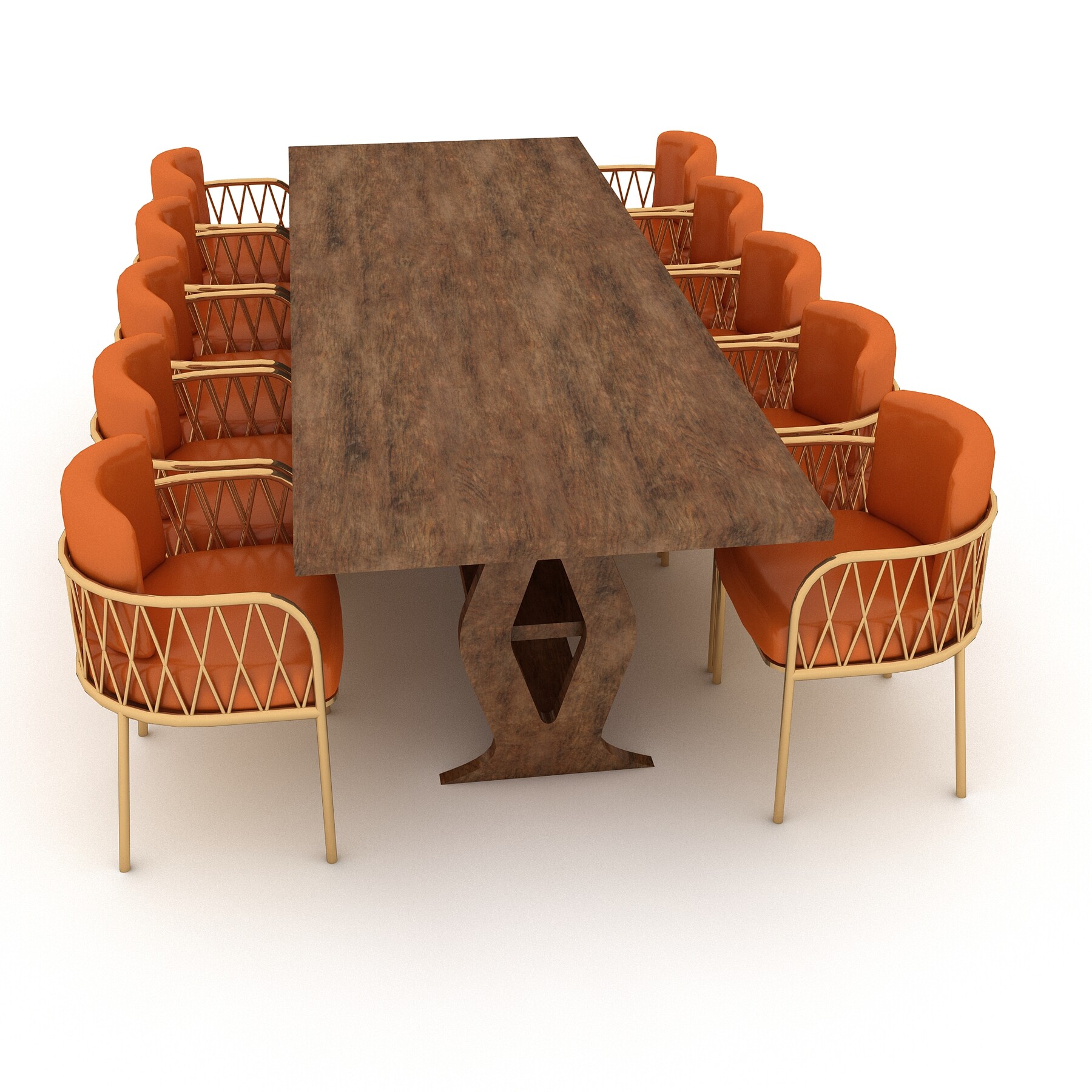 ArtStation - 3d modern dining table 01 | Resources