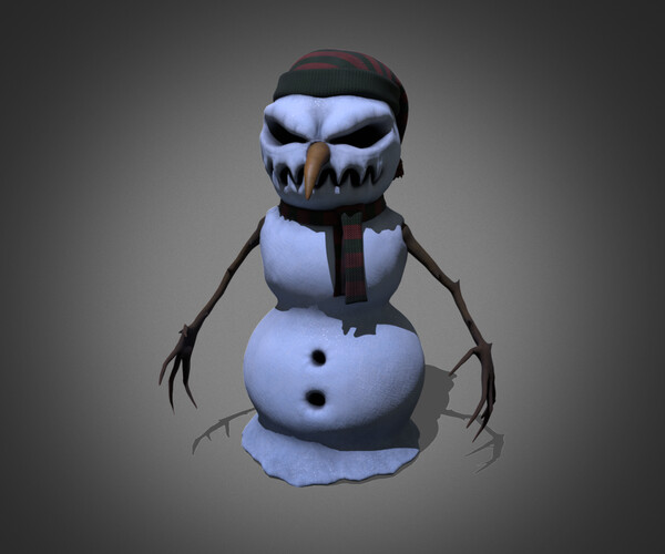 ArtStation - Evil snowman | Resources