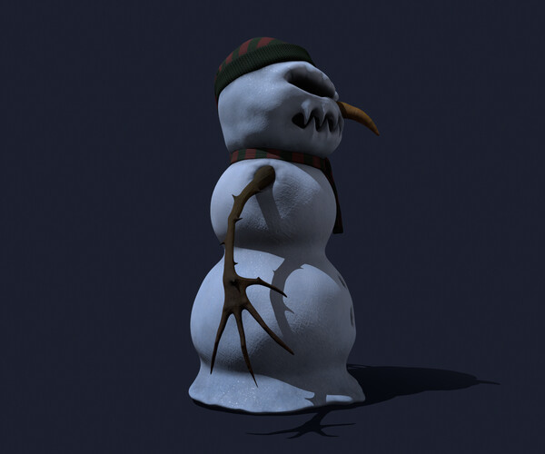 ArtStation - Evil snowman | Resources
