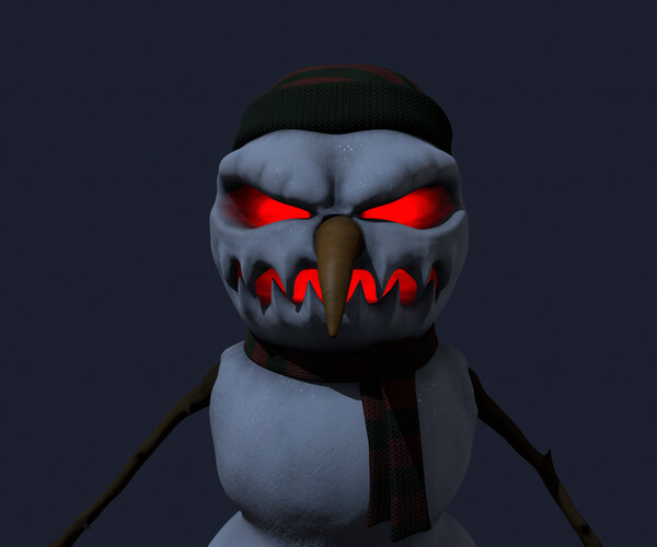 ArtStation - Evil snowman | Resources