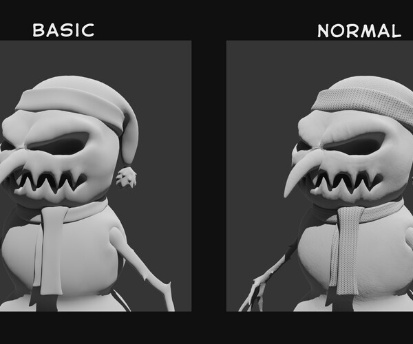 ArtStation - Evil snowman | Resources