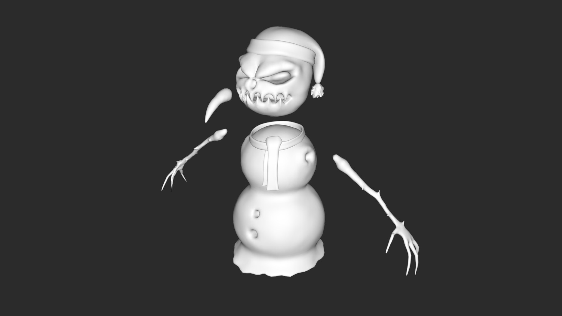 ArtStation - Evil snowman | Resources
