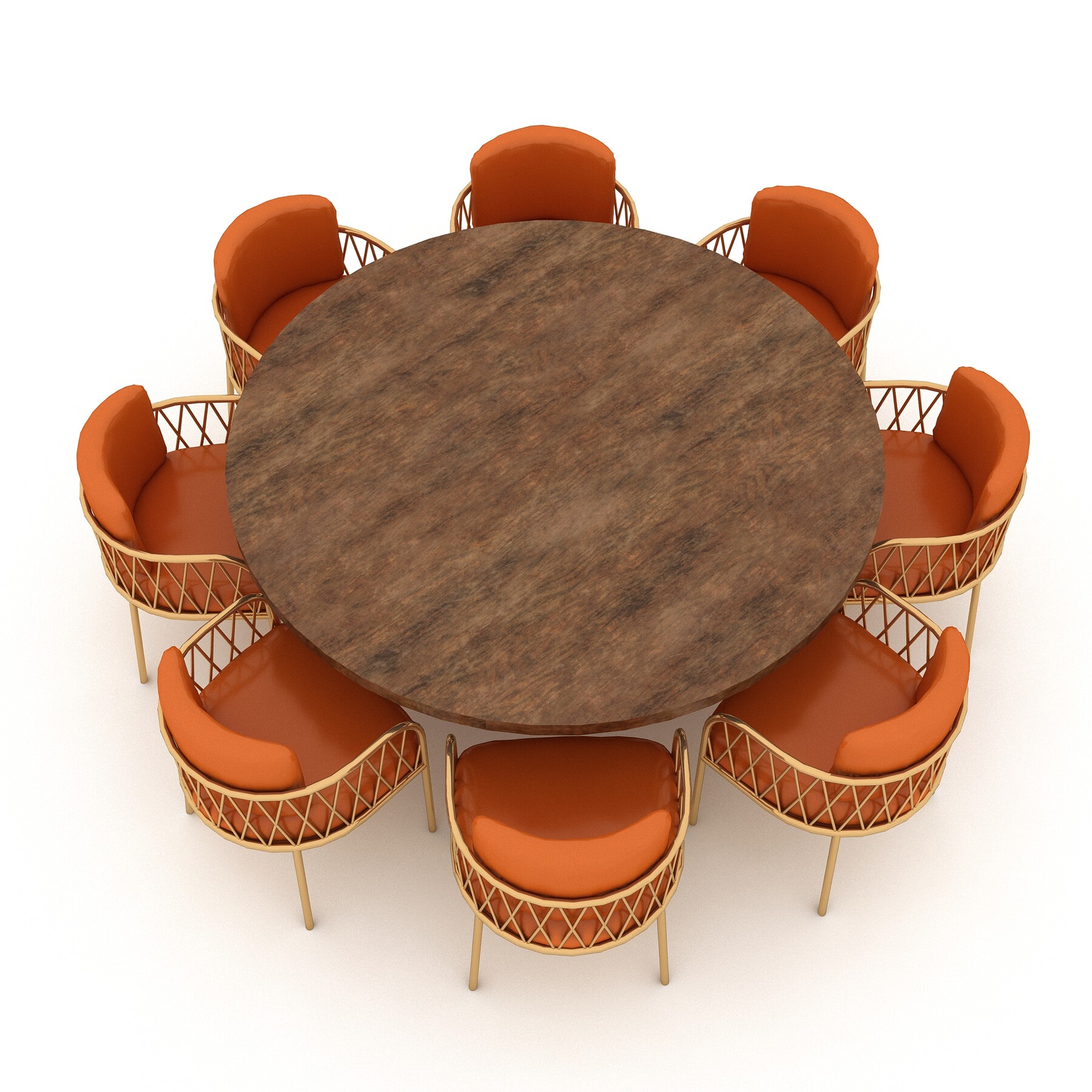 ArtStation - 3D modern dining table 02 | Resources