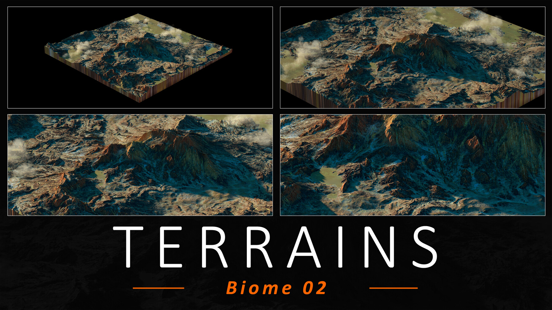 ArtStation - 3DTerrain - Biome 02 | Resources