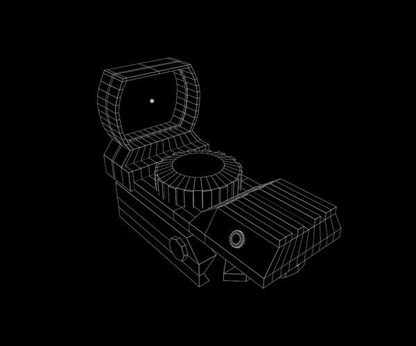 ArtStation - Laser Scope Red Dot | Game Assets