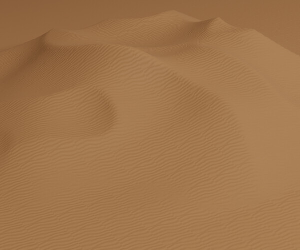 ArtStation - Orange Wavy Sand PBR Texture | Game Assets