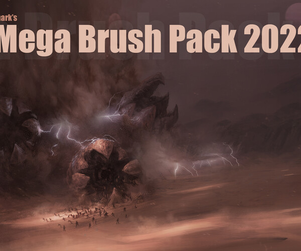 ArtStation - Mega Brush Pack 2022 | Brushes