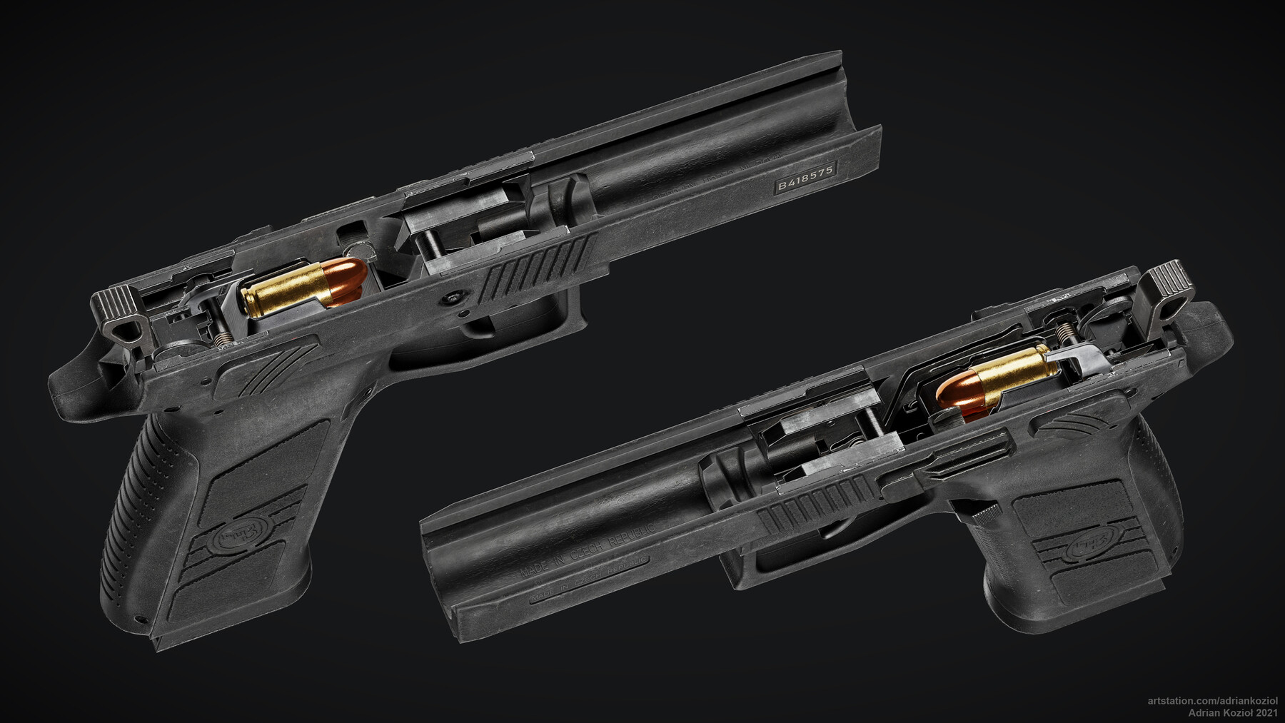 ArtStation - CZ-P09 | Game Assets