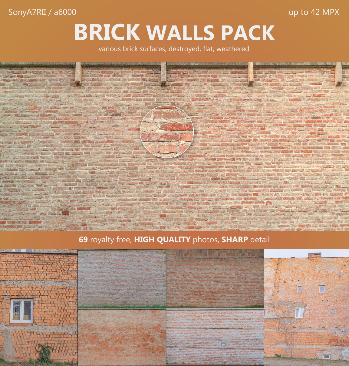 ArtStation - BRICK WALLS, mostly castle walls - 69 HIGH QUALITY photos ...