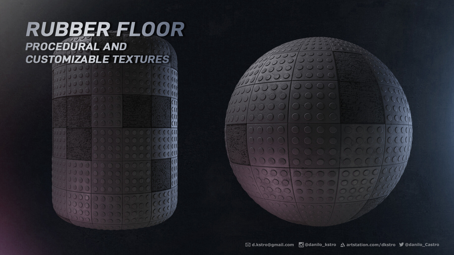 ArtStation - Customizable Rubber Flooring - Procedural Texture | Resources
