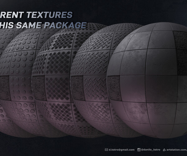 ArtStation - Customizable Rubber Flooring - Procedural Texture | Resources