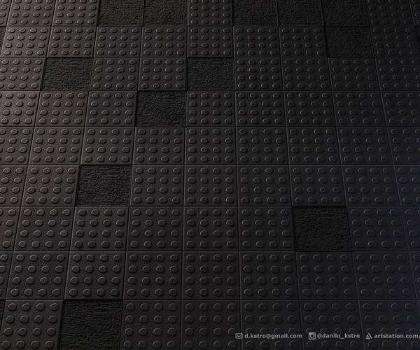 ArtStation - Customizable Rubber Flooring - Procedural Texture | Resources