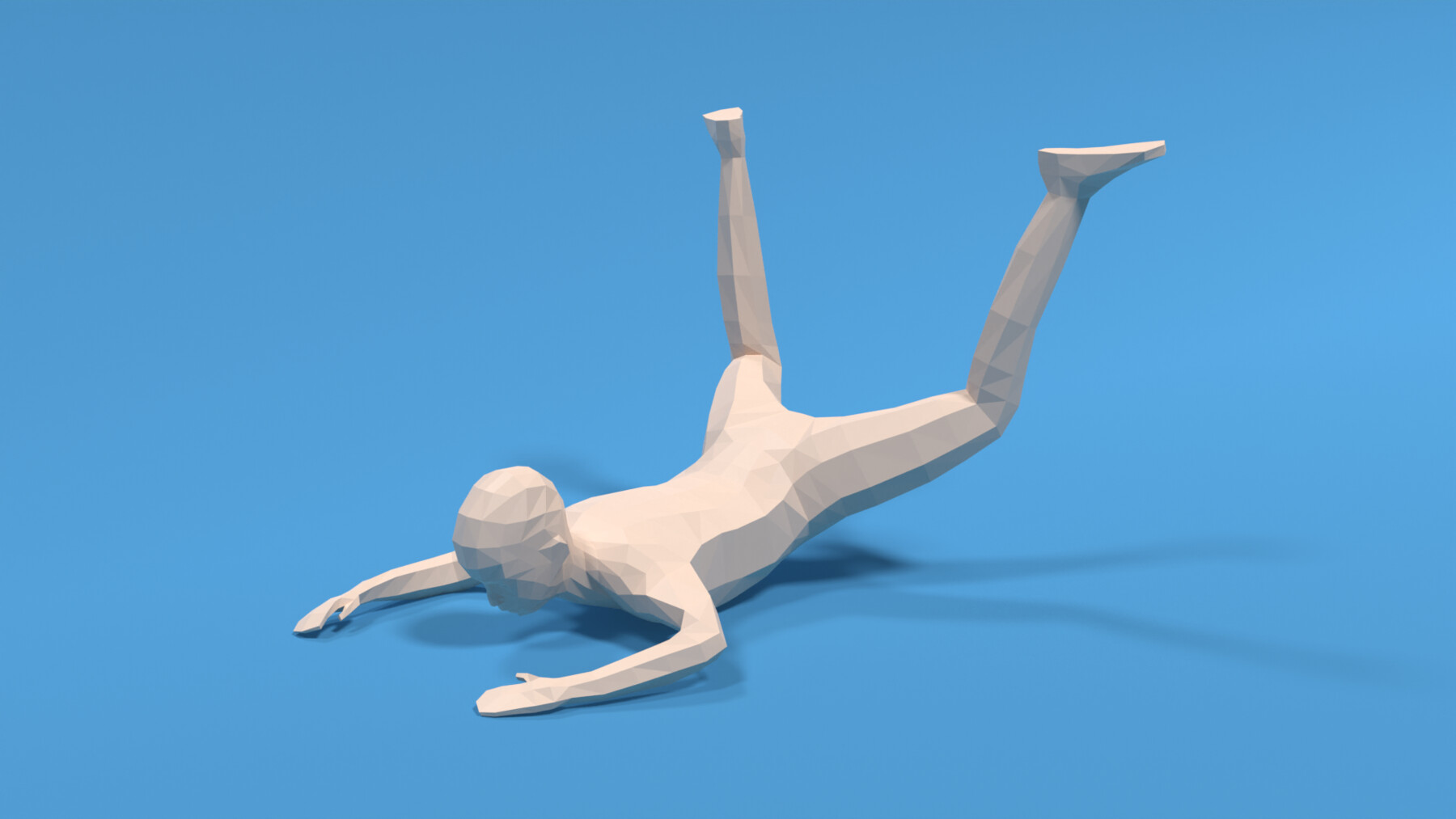ArtStation - Low Poly Falling Kid | Game Assets