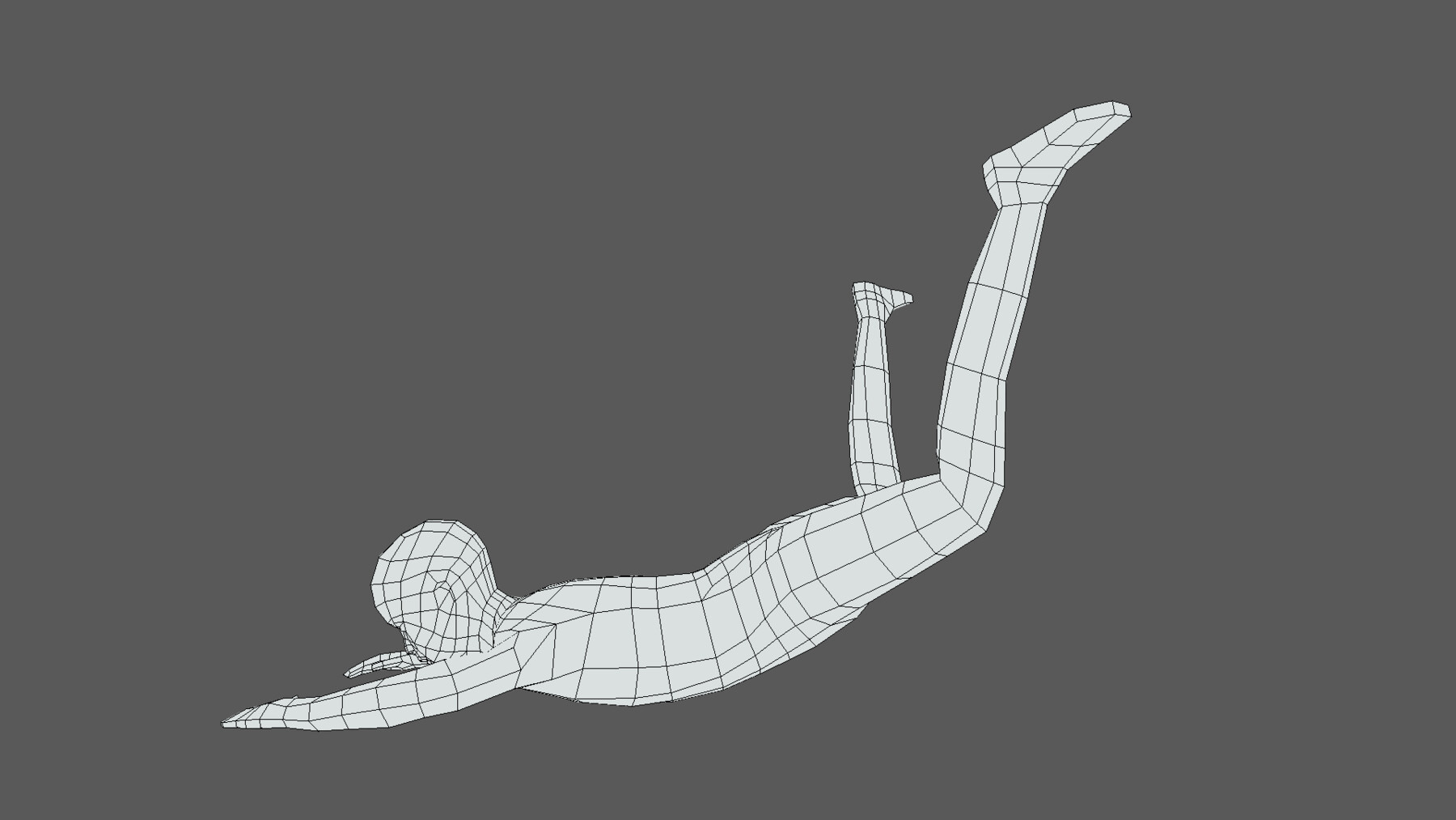 ArtStation - Low Poly Falling Kid | Game Assets