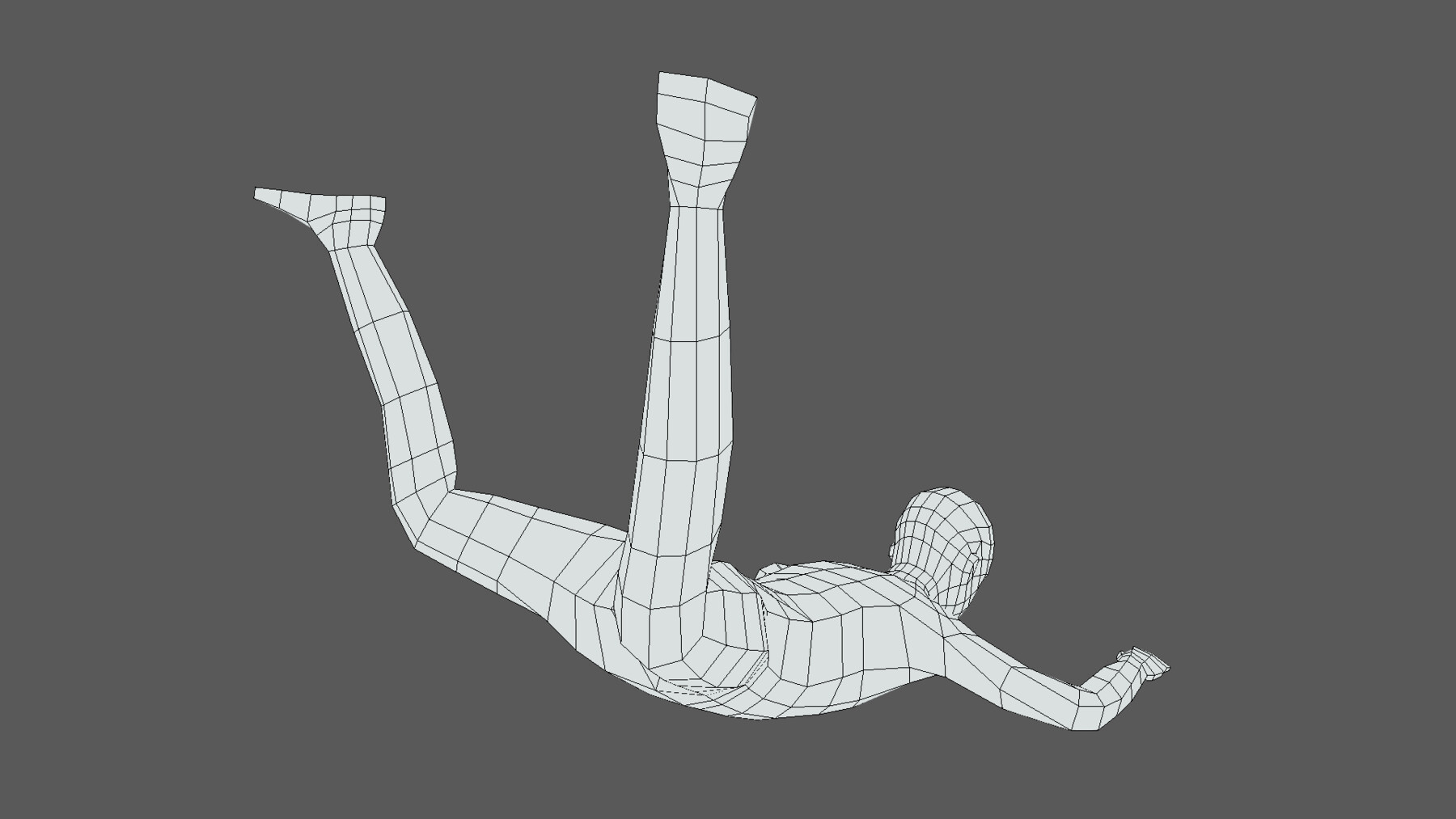 ArtStation - Low Poly Falling Kid | Game Assets