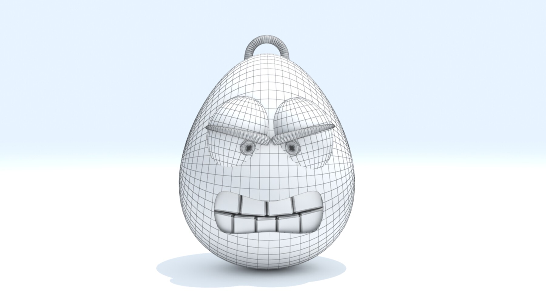 ArtStation - Angry Emoji Keychain | Resources