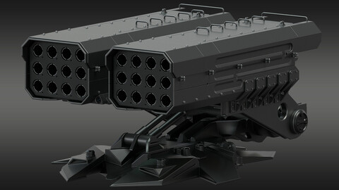 ArtStation - Highpoly Sci-FI Missile | Resources