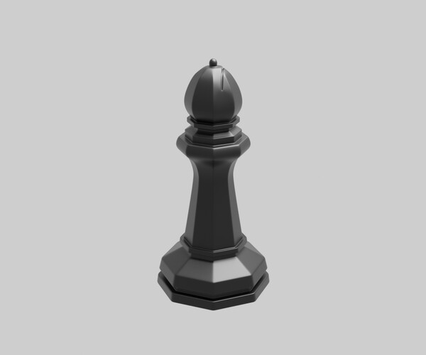 ArtStation - Bishop Chess Coin | Resources