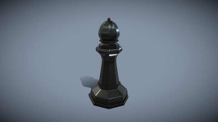 ArtStation - Bishop Chess Coin | Resources