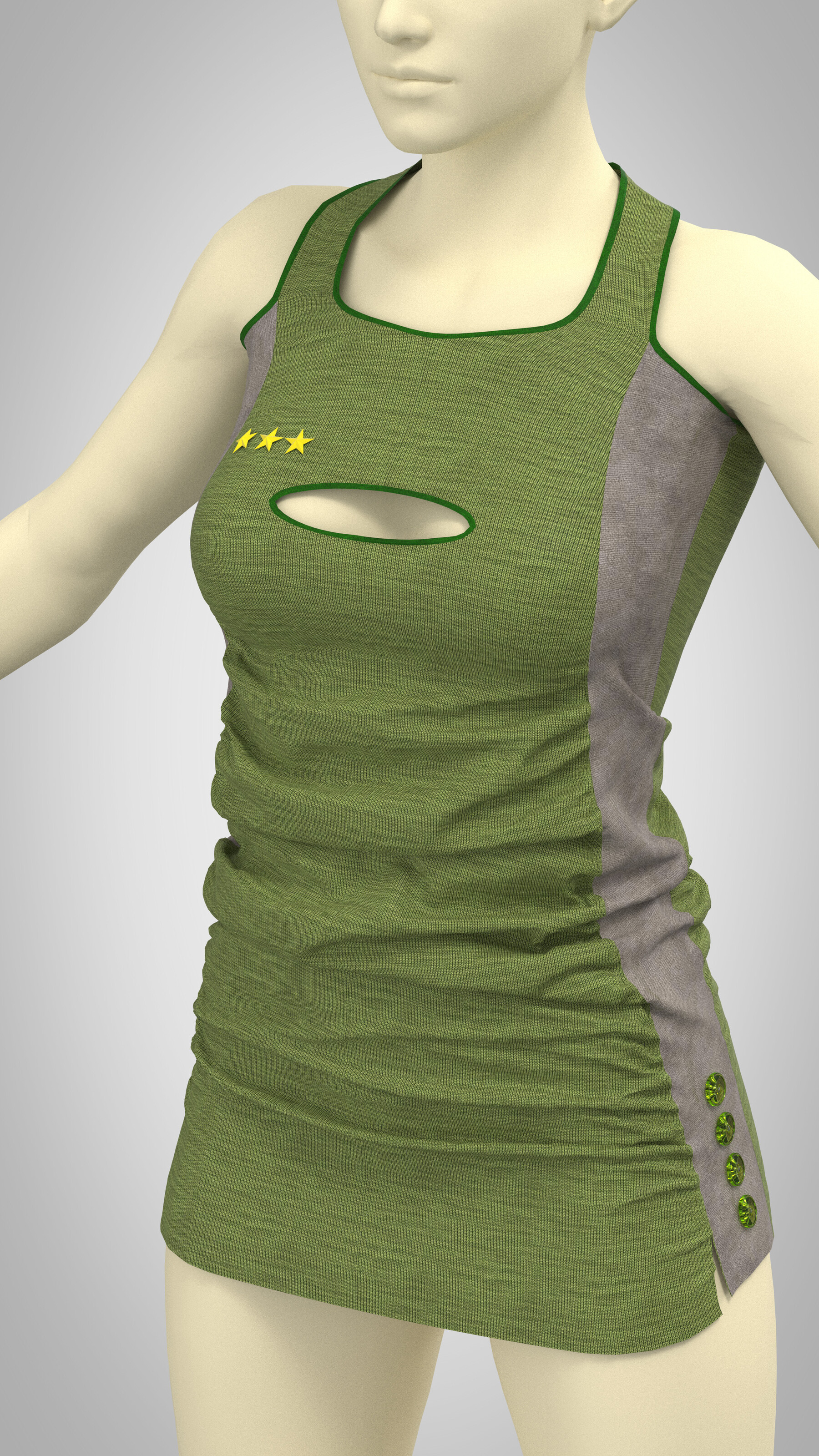 ArtStation - dress for Genesis 8 avatar. | Resources