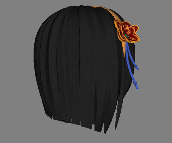 ArtStation - Female hair | Game Assets