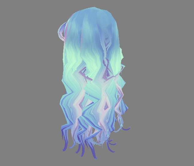 ArtStation - Female hair | Game Assets