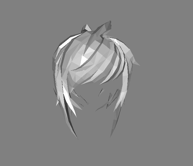 ArtStation - Female hair | Game Assets