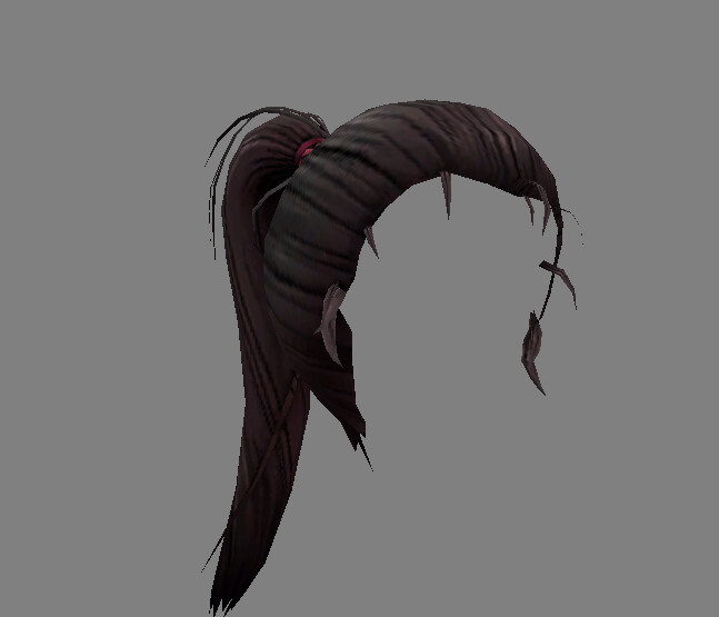 ArtStation - Female hair | Game Assets