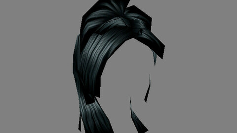 ArtStation - Female hair | Game Assets