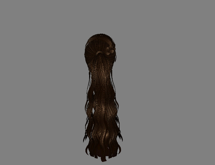 ArtStation - Sevem color female hair pack | Game Assets