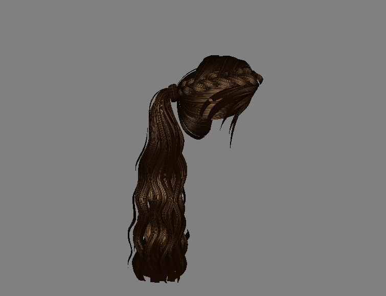 ArtStation - Sevem color female hair pack | Game Assets