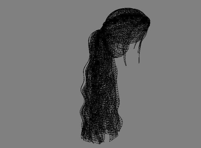 ArtStation - Sevem color female hair pack | Game Assets