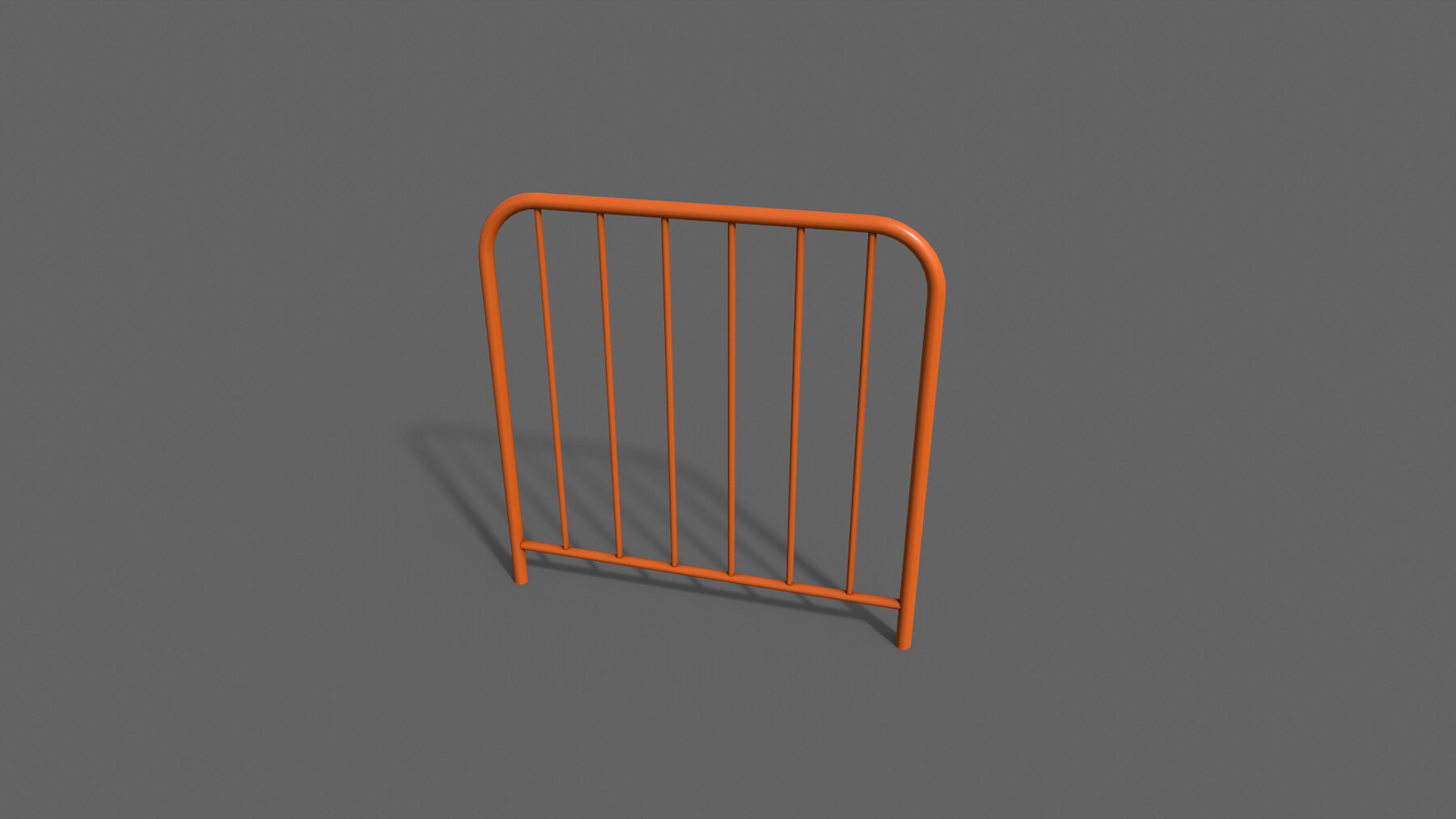 ArtStation - PBR Pedestrian Guard Rail (Orange) Ver.2 | Game Assets