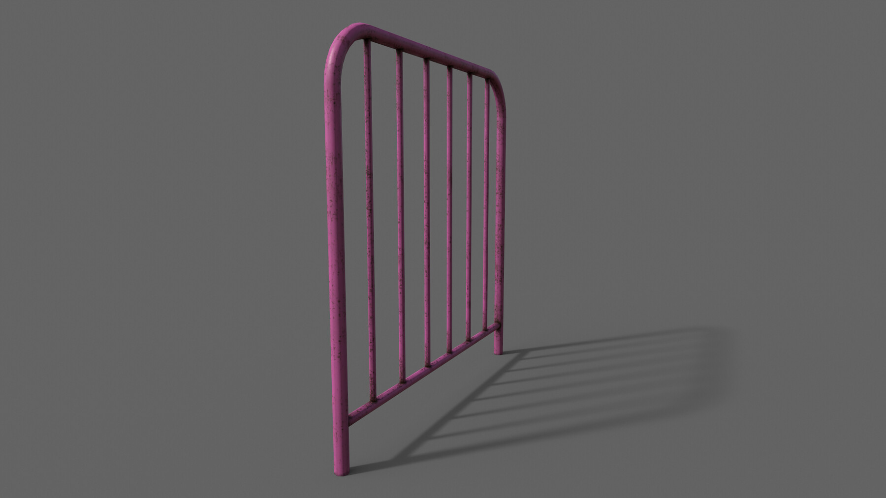ArtStation - PBR Pedestrian Guard Rail (Pink) Ver.2 | Game Assets