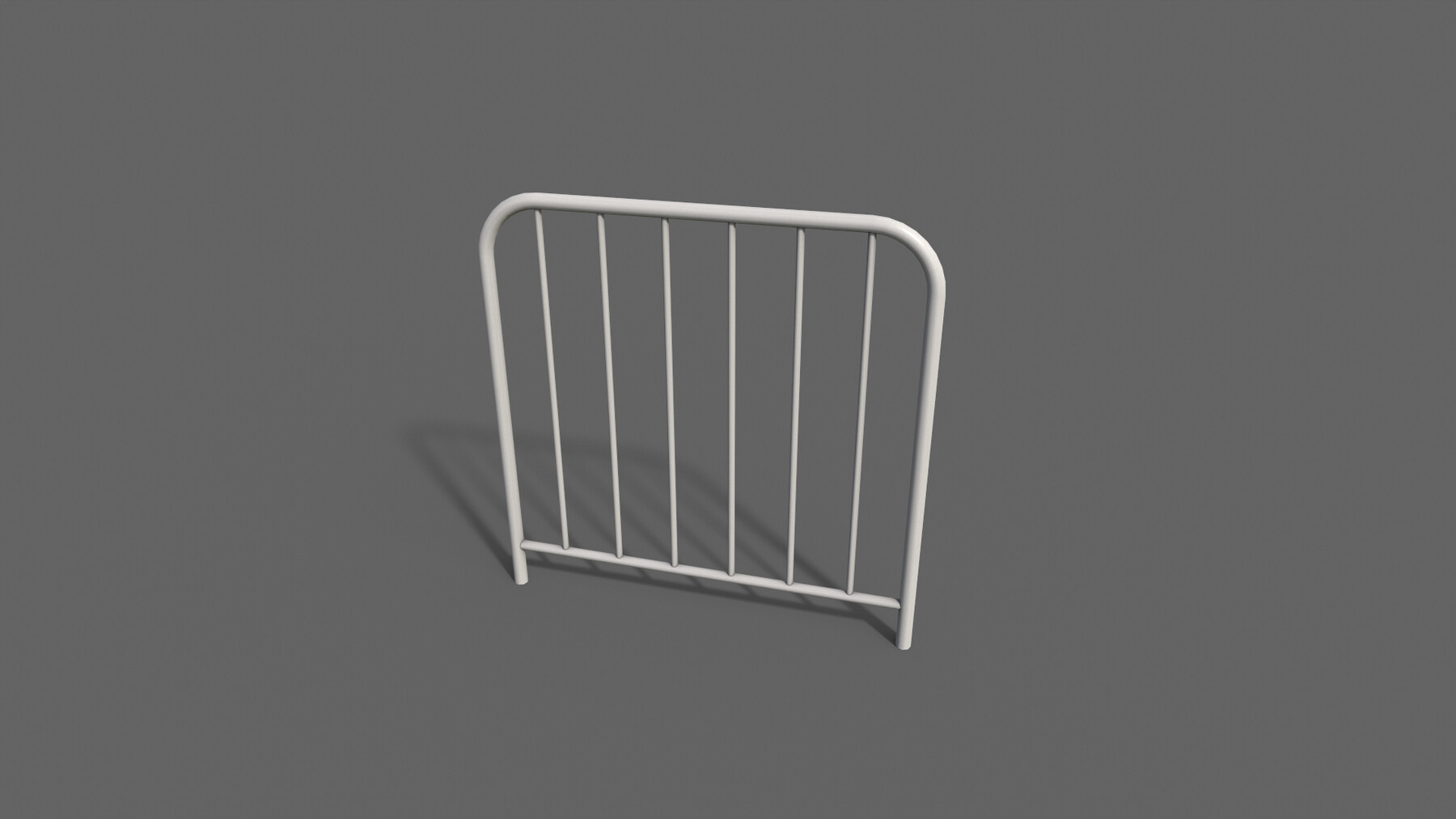 ArtStation - PBR Pedestrian Guard Rail (White) Ver.2 | Game Assets