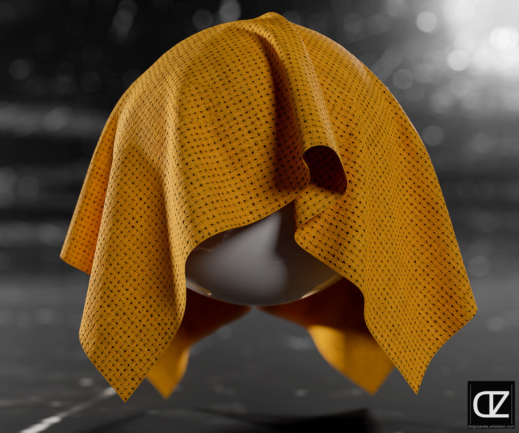 ArtStation - PBR - Kitchen cloth, kitchen rag, dishcloth, dishrag - 4K ...