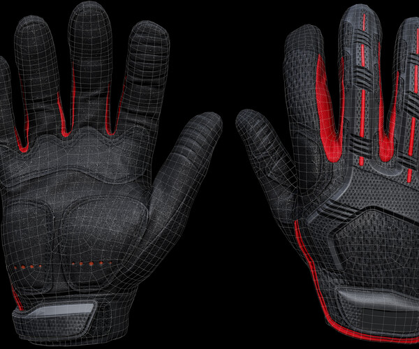 ArtStation - Tactical Gloves 008 | Game Assets