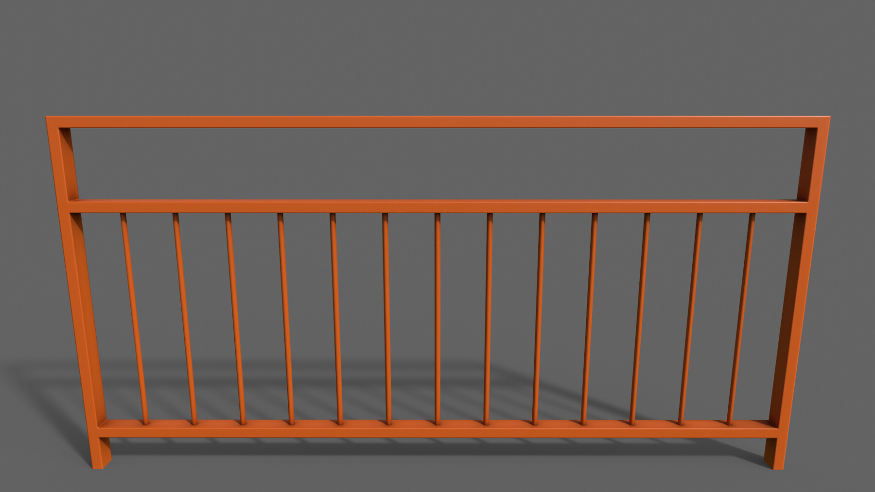 ArtStation - PBR Pedestrian Guard Rail (Orange) Ver.3 | Game Assets