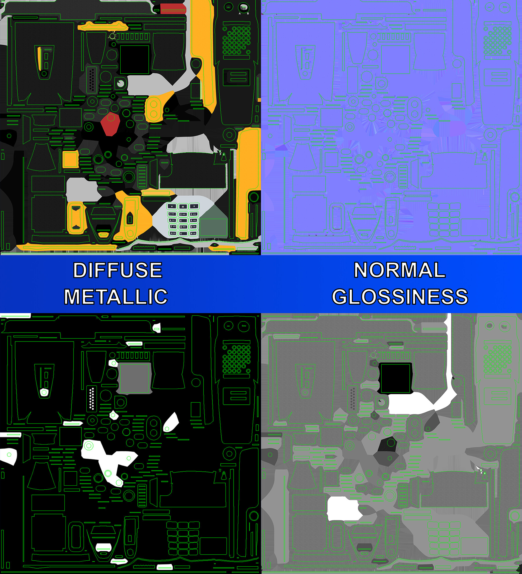 ArtStation - 2 Way Radio for FIRE EMS | Resources