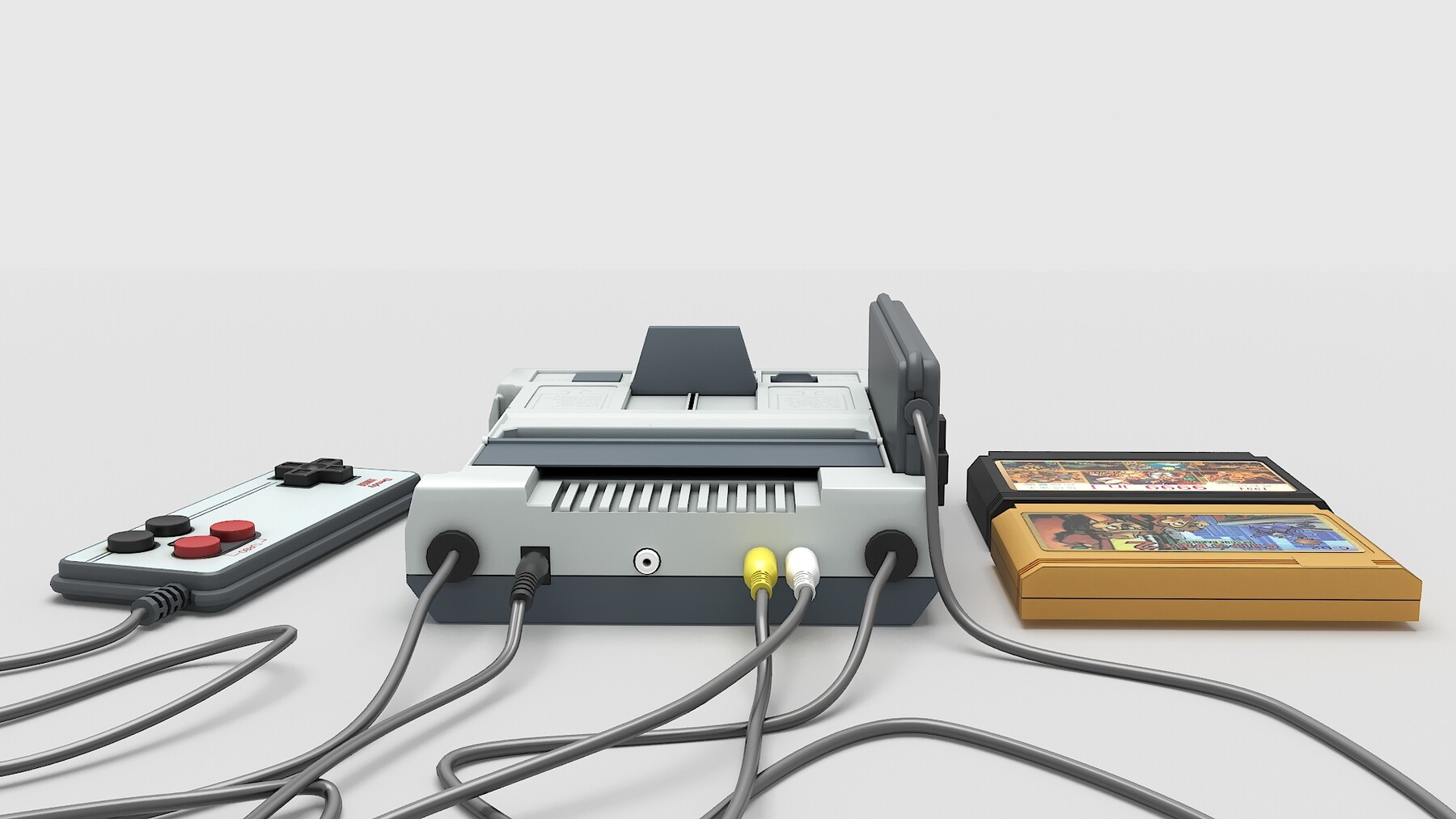 ArtStation - Dendy junior 2 NES Famicom | Resources