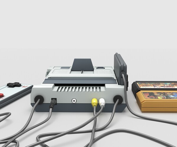 ArtStation - Dendy junior 2 NES Famicom | Resources