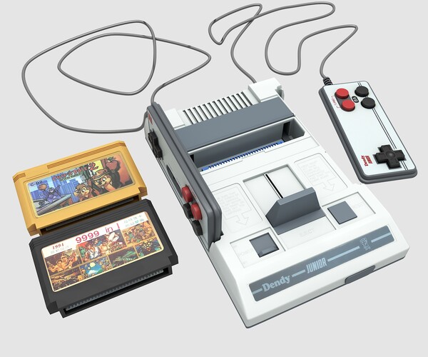 ArtStation - Dendy junior 2 NES Famicom | Resources