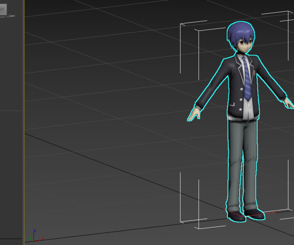 ArtStation - Itsuka Shido Figure 3D Model FBX from Date A Live | Resources