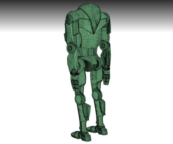 ArtStation - STAR WARS SUPERDROID low-poly PBR | Game Assets